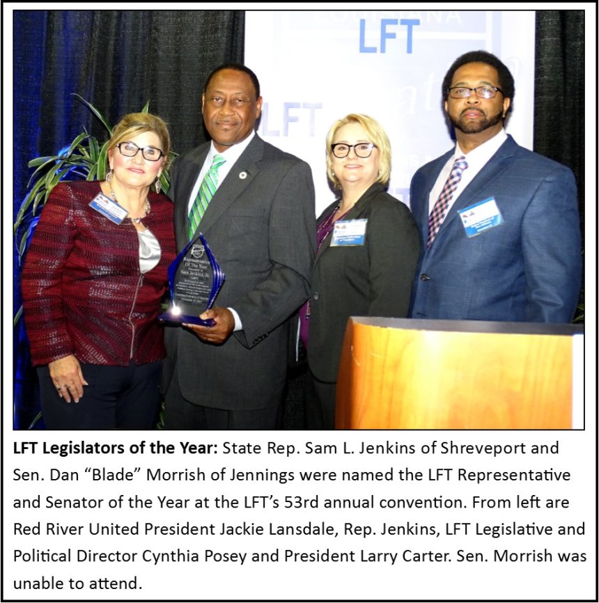 LFT names Senator and Representative of the year | Louisiana ...